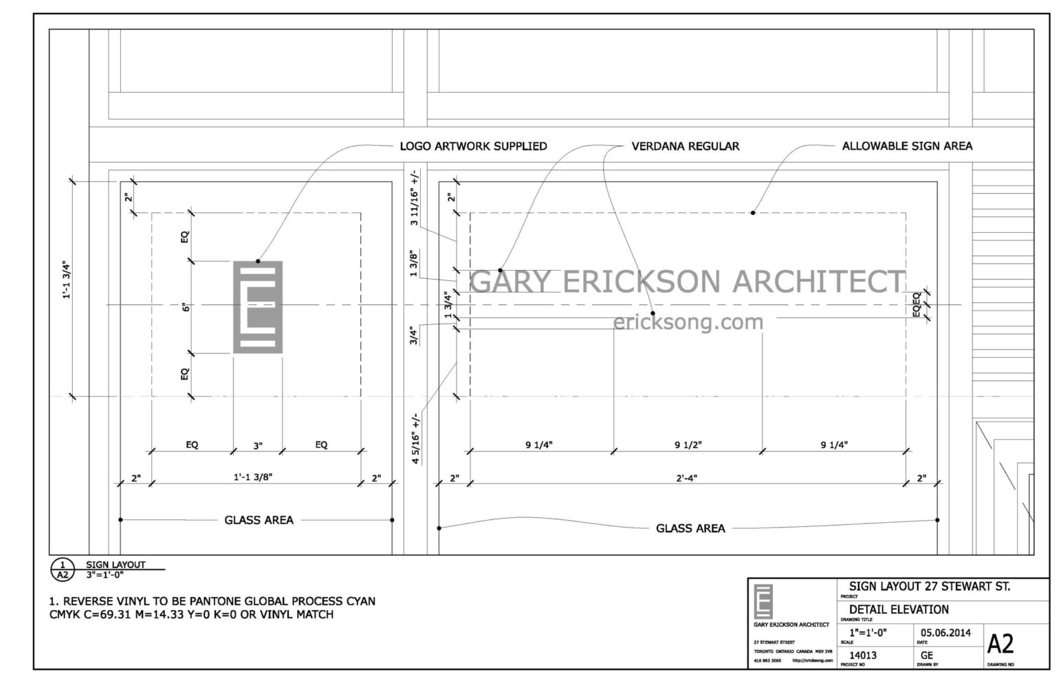Sign Design | ERICKSONG ARCHITECTS INC