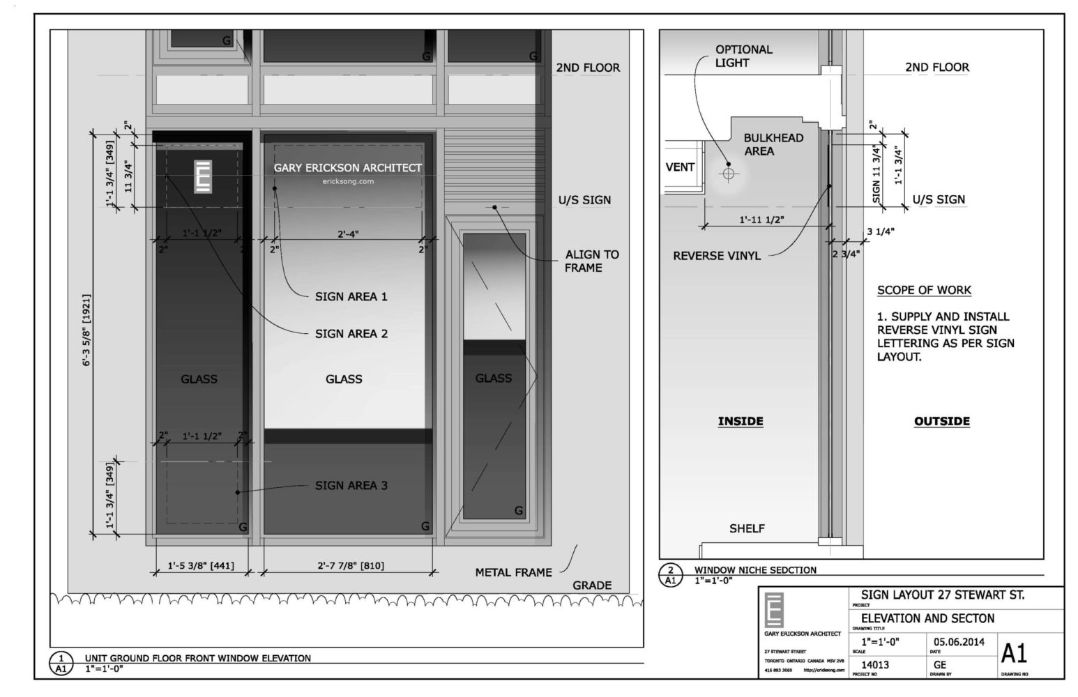 Sign Design | ERICKSONG ARCHITECTS INC